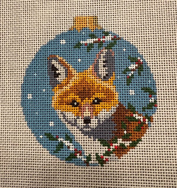 Holly Fox Ornament by Susan Roberts Designs | Homestead Needlearts
